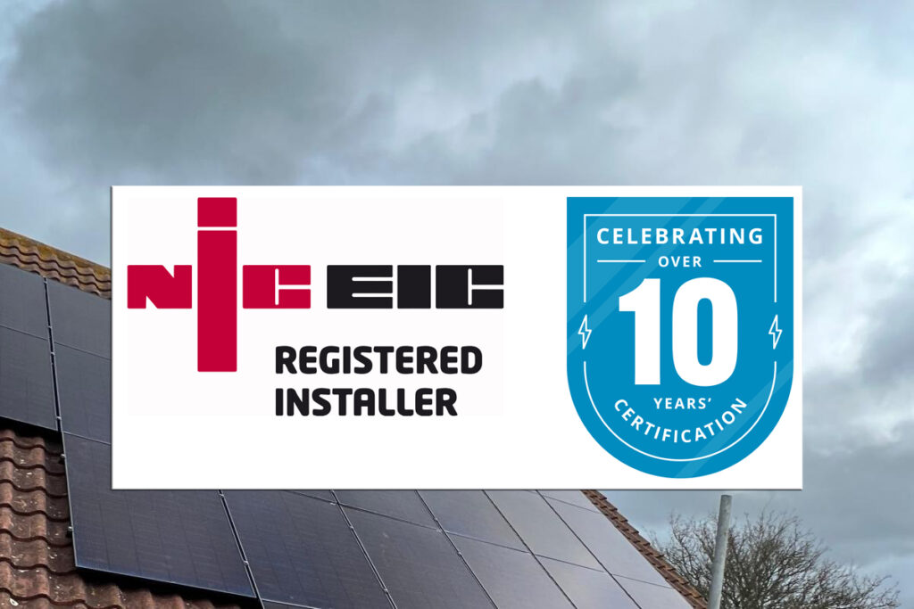 15th anniversary of being NICEIC Certified - SolarTherm UK