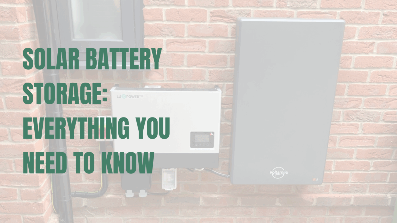 Solar Battery Storage: UK Guide - SolarTherm UK