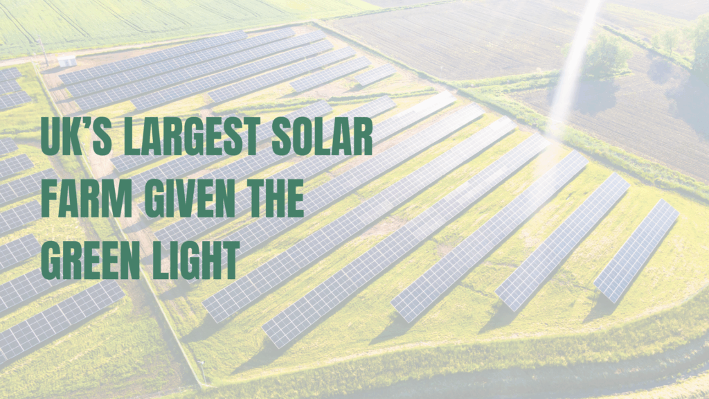 UK’s Largest Solar Farm Given the Green Light - SolarTherm UK