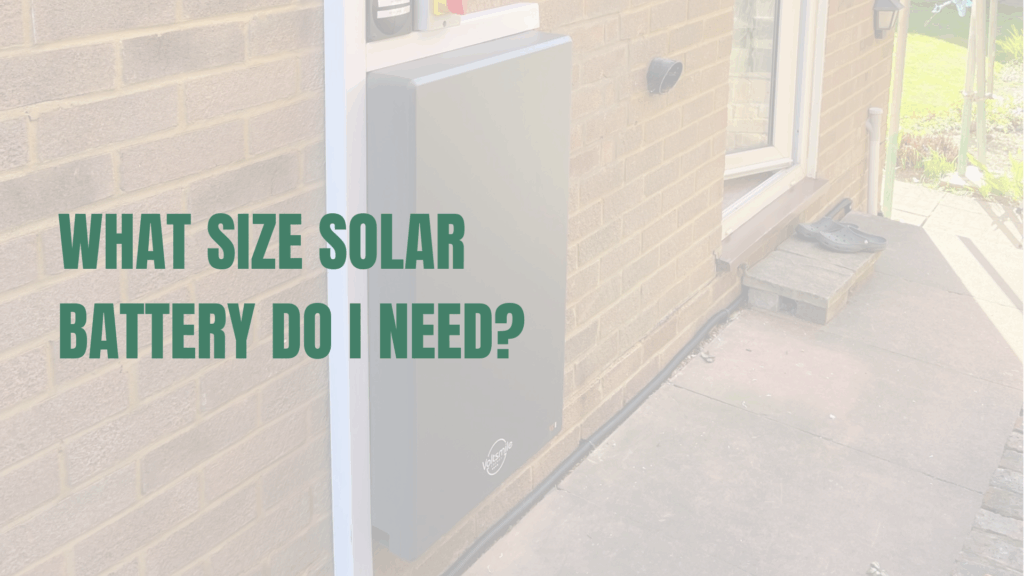 What Size Solar Battery Do I Need? UK Guide - SolarTherm UK