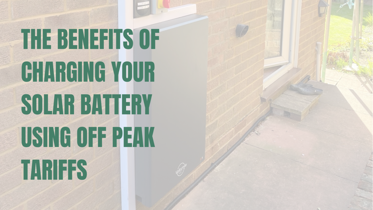 Charge Solar Batteries with Off-Peak Tariffs - SolarTherm UK